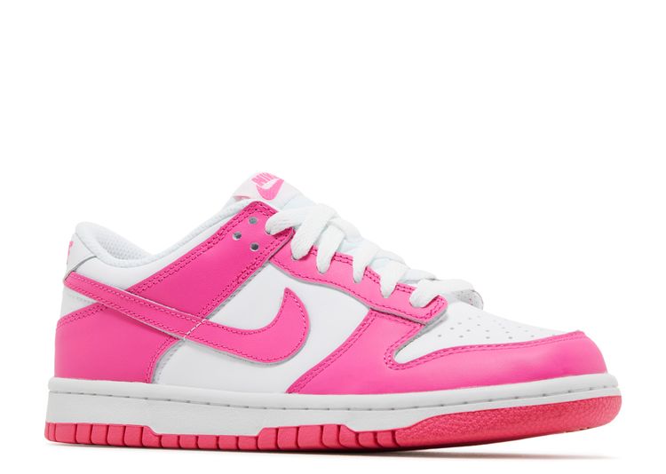 Dunk Low GS 'Laser Fuchsia' - Nike - FB9109 102 - white/laser fuchsia ...