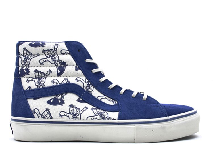 Sk8 Hi Lx - Vans - VN0D6QOY7 - blue/white | Flight Club