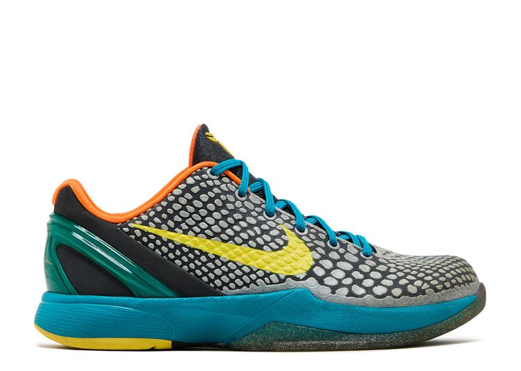 Zoom Kobe 6 GS - Nike - 429913 007 - dark grey/vibrant yellow | Flight Club