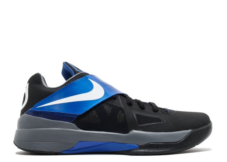 Zoom KD 4 'Black Varsity Royal' - Nike - 473679 006 - black/white ...