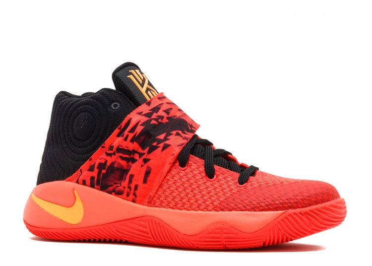 Kyrie 2 GS 'Inferno' - Nike - 826673 680 - bright crimson/atomic orange ...