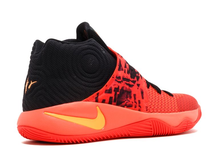 Kyrie 2 GS 'Inferno' - Nike - 826673 680 - bright crimson/atomic orange ...