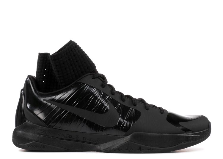 Kobe 5 Sample - Nike - MNBSKT 096 - black/black-black | Flight Club