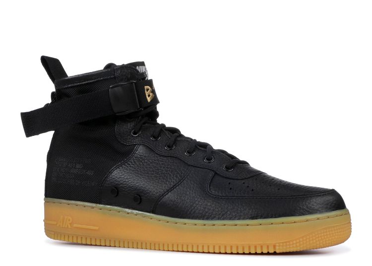 SF Air Force 1 Mid 'For Baltimore' - Nike - 917753 003 FB - black/black ...