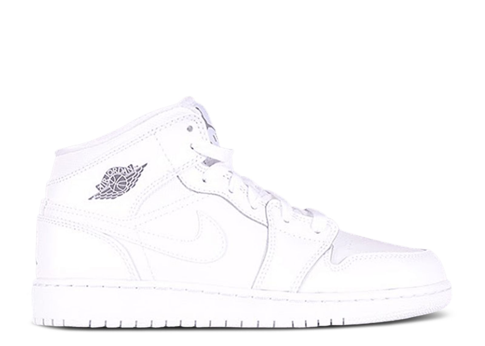 Jordan 1 Retro Mid GS 'White Cool Grey' - Air Jordan - 554725 102 ...