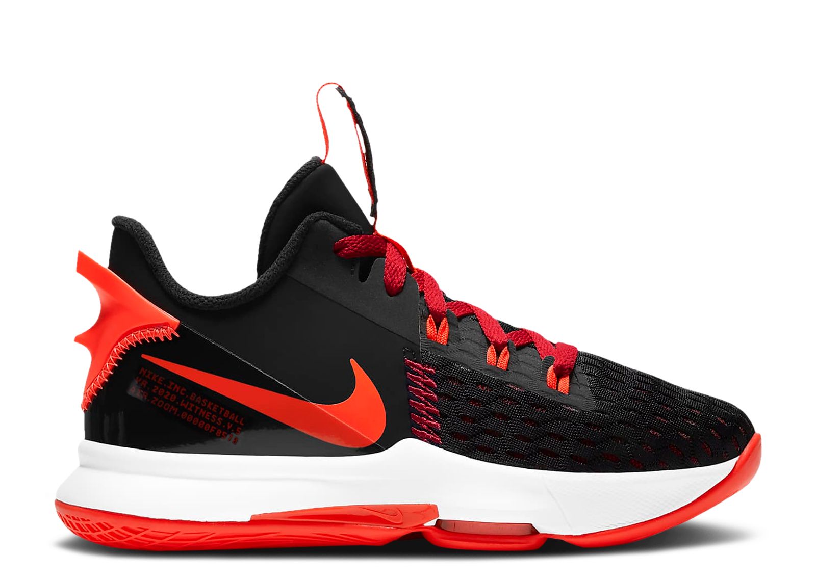LeBron Witness 5 GS 'Bred' - Nike - CT4629 005 - black/university red ...