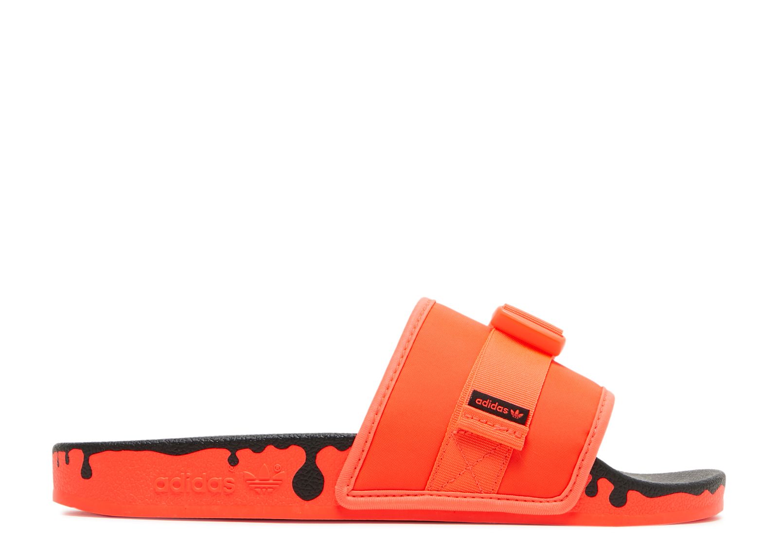 Wmns Pouchylette Slides 'Paint Drip Solar Red' - Adidas - GY1009 ...