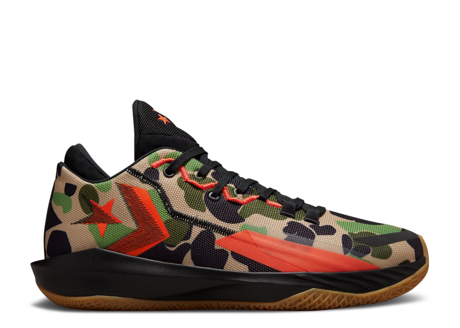 All Star BB Jet Low 'Camo' - Converse - 172665C - black/bright crimson ...