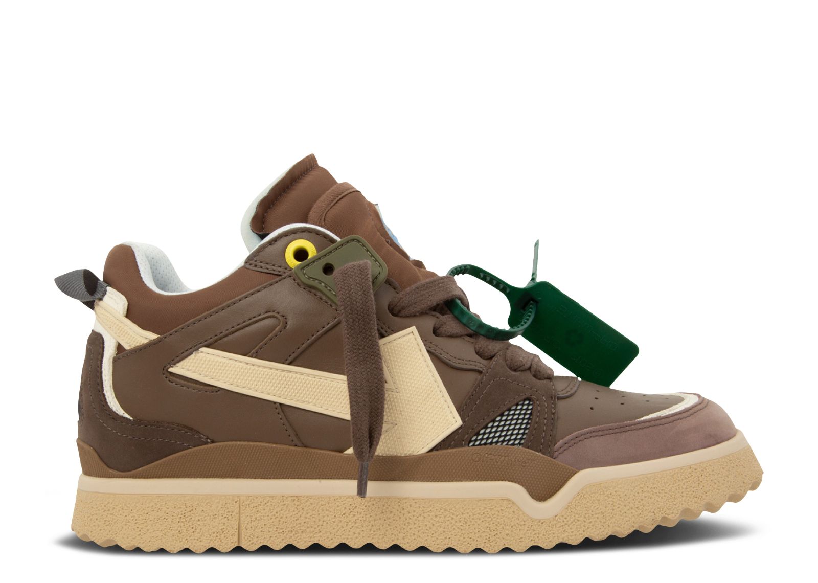 Off White New Mid Sponge 'Brown Beige' - Off White - OMIA234S22LEA001 ...