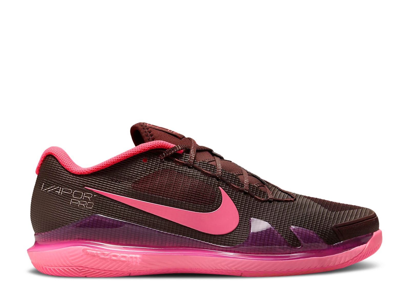 Wmns NikeCourt Air Zoom Vapor Pro Premium 'Burgundy Crush Hyper Pink ...