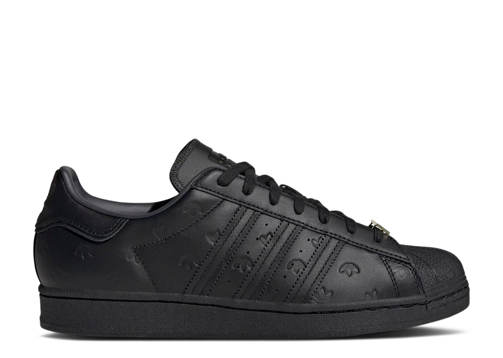 Superstar 'Allover Debossed Trefoils Black' - Adidas - GY0026 - core ...