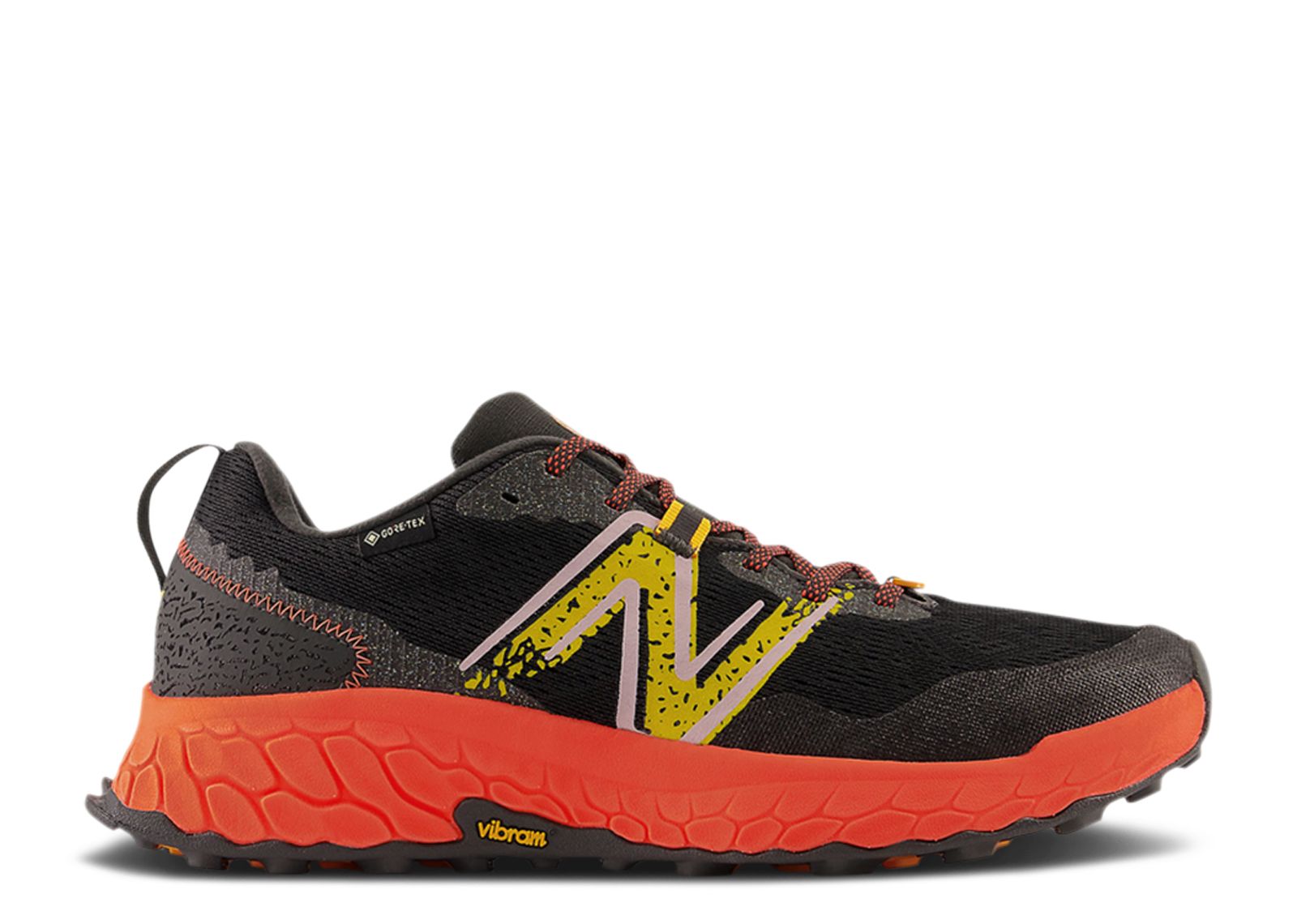 New Balance Fresh Foam X Hierro V7 GORE TEX 'Blacktop Hot Marigold ...