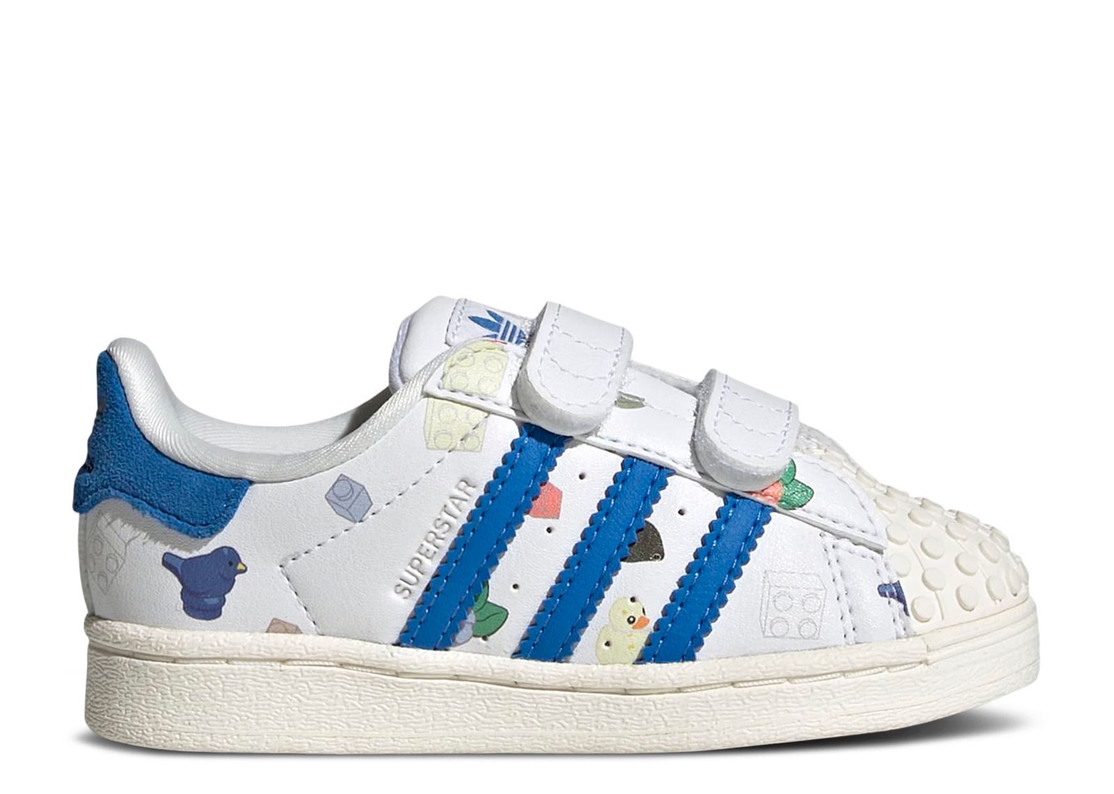 LEGO X Superstar CF I 'Bricks And Figurine White Royal Blue' - Adidas ...