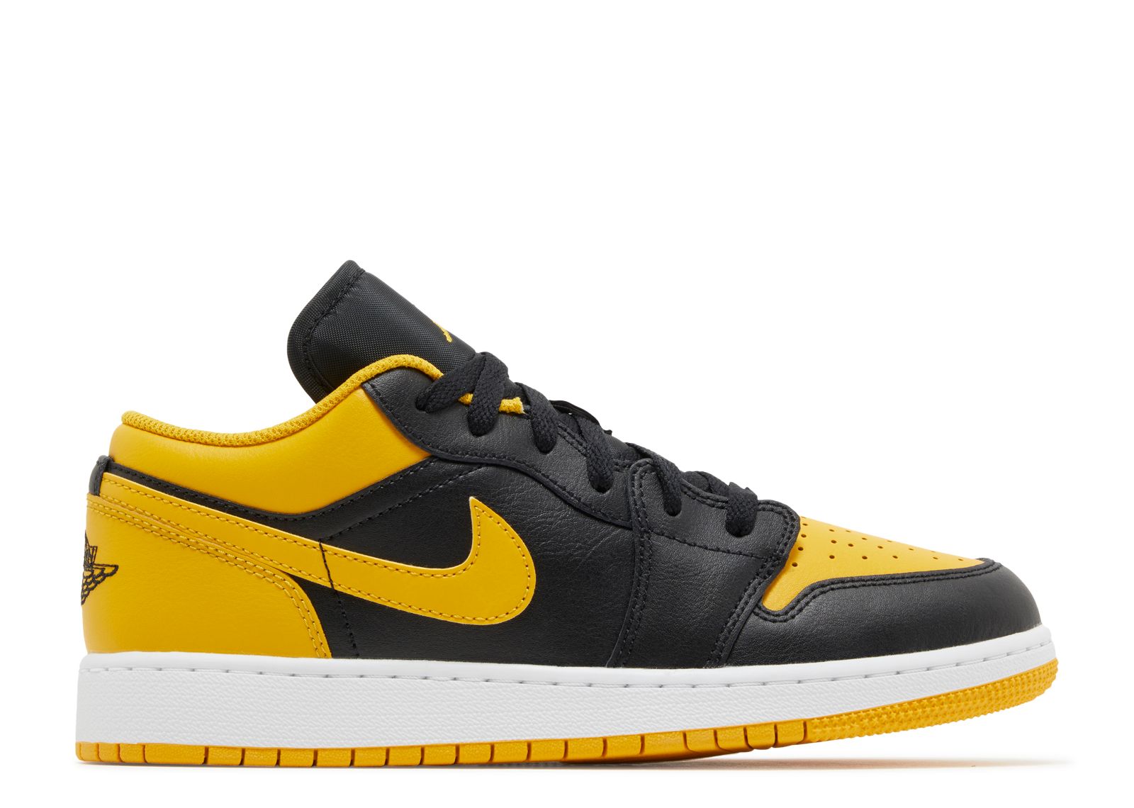 Jordan 1 Low GS 'Yellow Ochre' - Air Jordan - 553560 072 - black/yellow ...