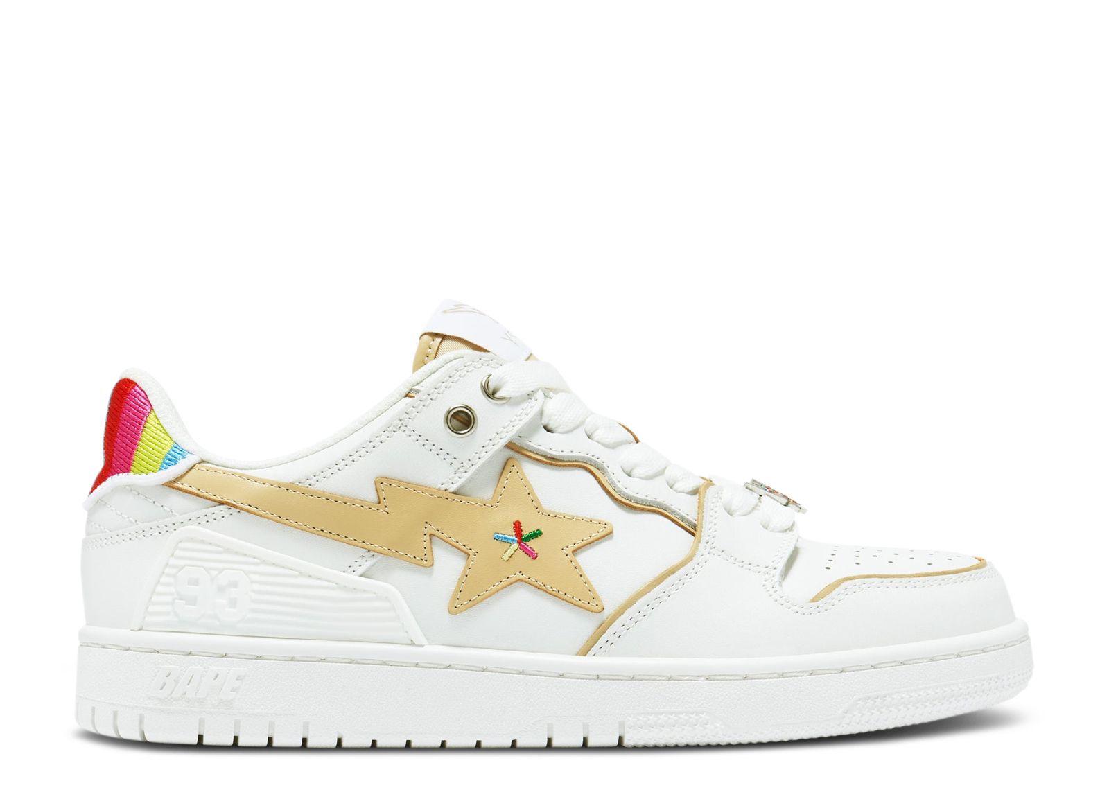 BAPY X Wmns Sk8 Sta 'Rainbow' - BAPE - BPYSNSN0094XK - white/beige ...