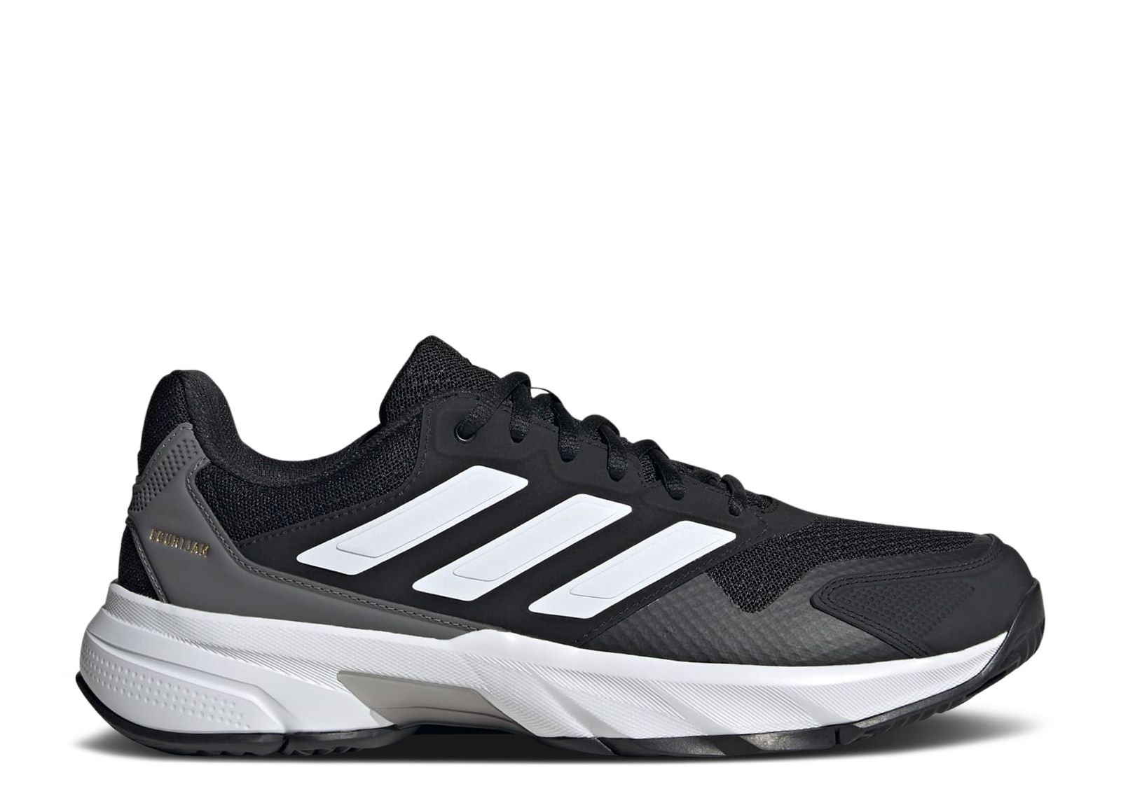 CourtJam Control 3 'Black White' - Adidas - IF0458 - core black/cloud ...