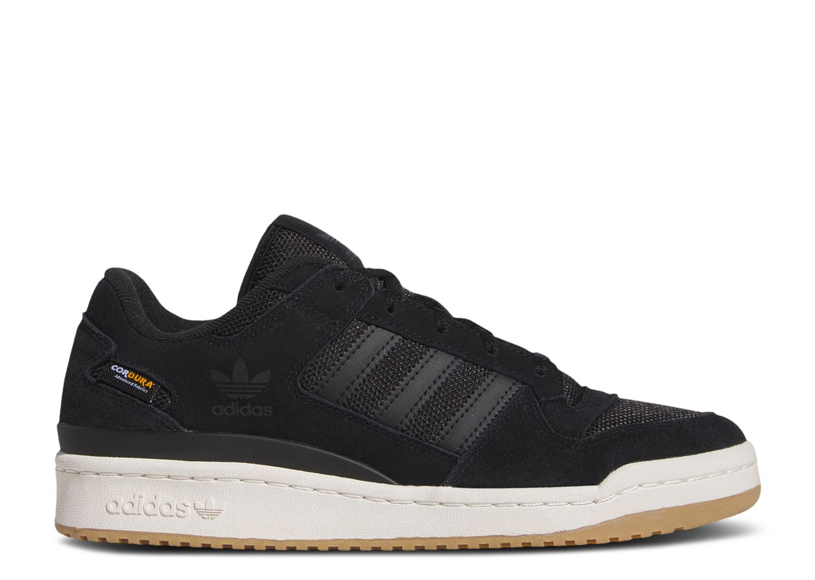 Forum Low CL 'Black Cream Gum' - Adidas - IE7203 - core black/cream ...