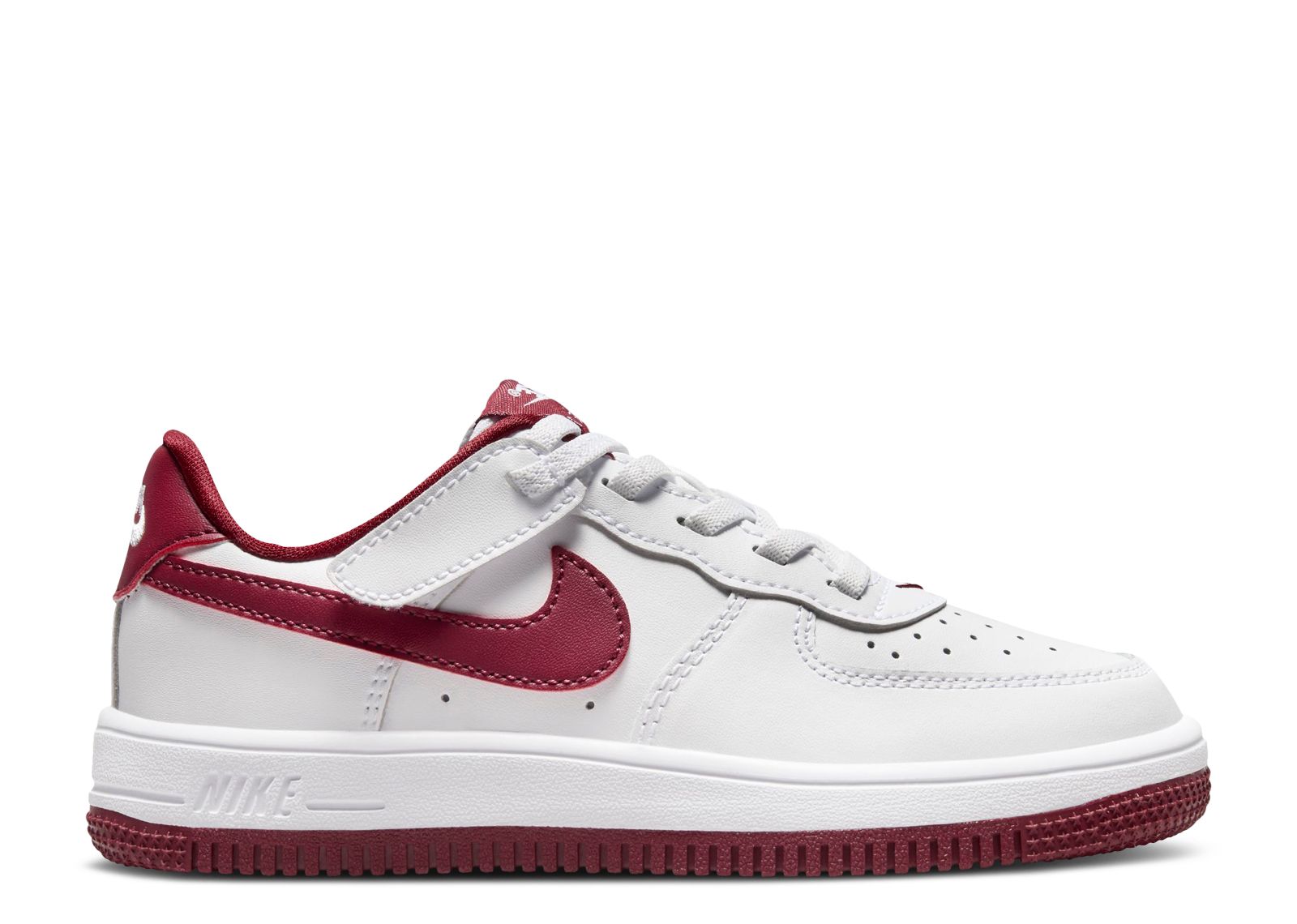 Force 1 Low EasyOn PS 'White Team Red' - Nike - FN0237 105 - white/team ...