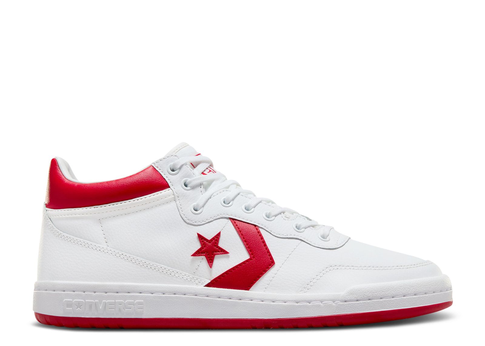 Fastbreak Pro Leather Mid 'White Enamel Red' - Converse - A10200C ...