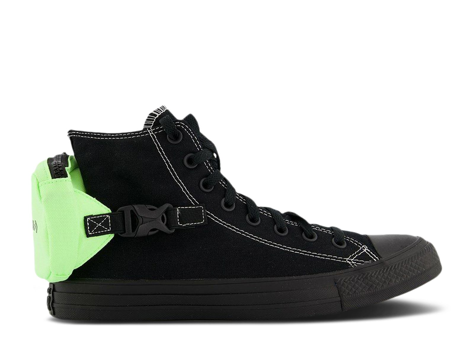 Chuck Taylor All Star Buckle Up High 'Black Ghost Green' - Converse ...