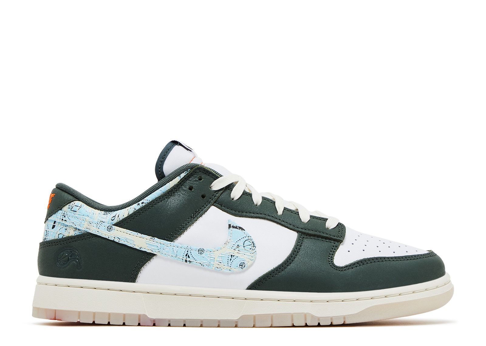 Dunk Low 'Hoops Fireball' - Nike - HF5693 141 - sail/blue/gorge green ...