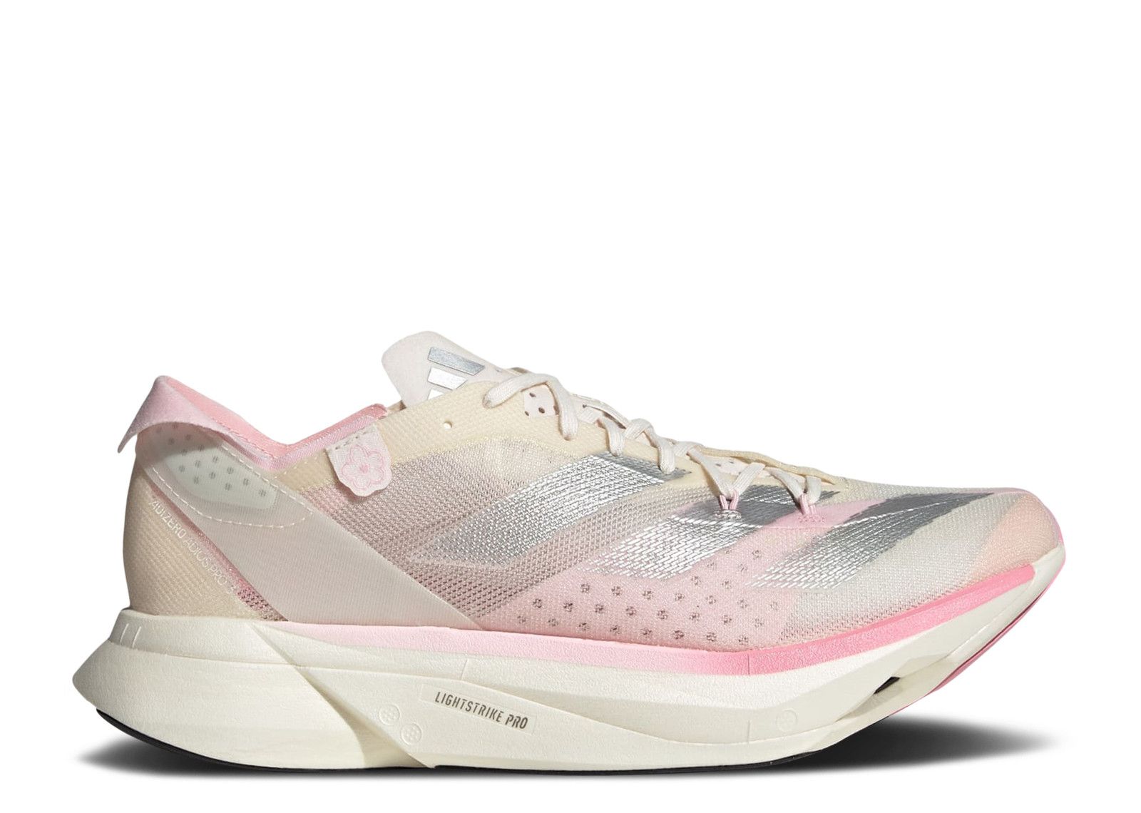 Adizero Adios Pro 3 'Sakura' - Adidas - IG6440 - chalk white/silver ...