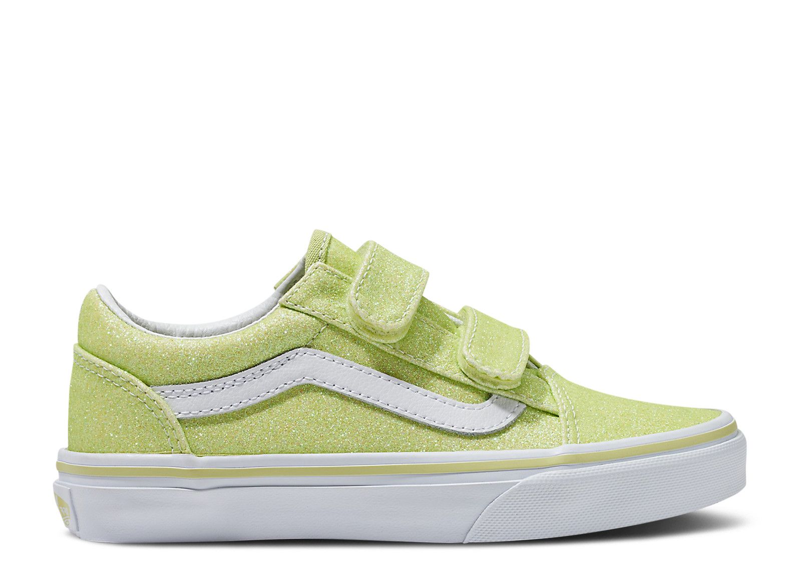 Old Skool V Kids 'Glitter Lime Sherbet' - Vans - VN000CYWC2R - lime ...