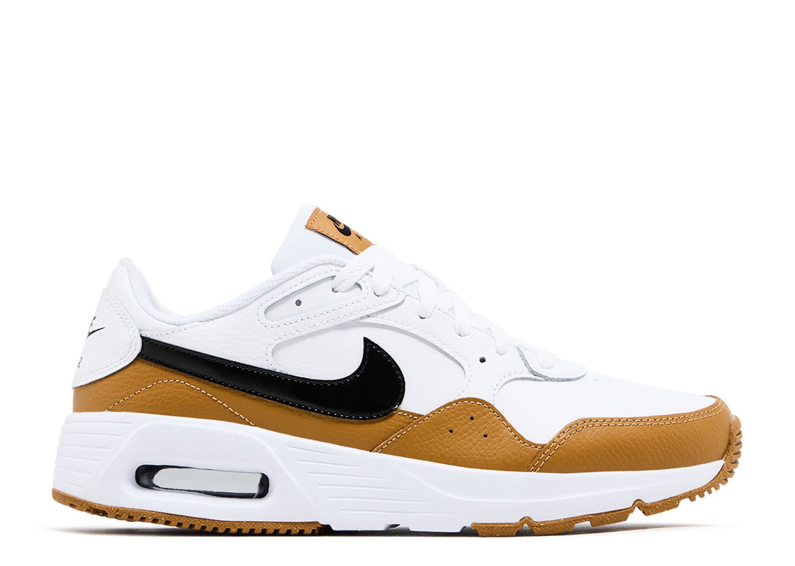 Air Max SC Leather 'White Wheat Black' - Nike - DH9636 100 - white ...