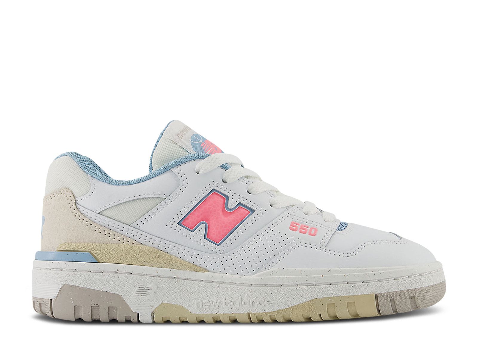 New Balance 550 Big Kid 'White Ultra Pink Blue' - New Balance ...