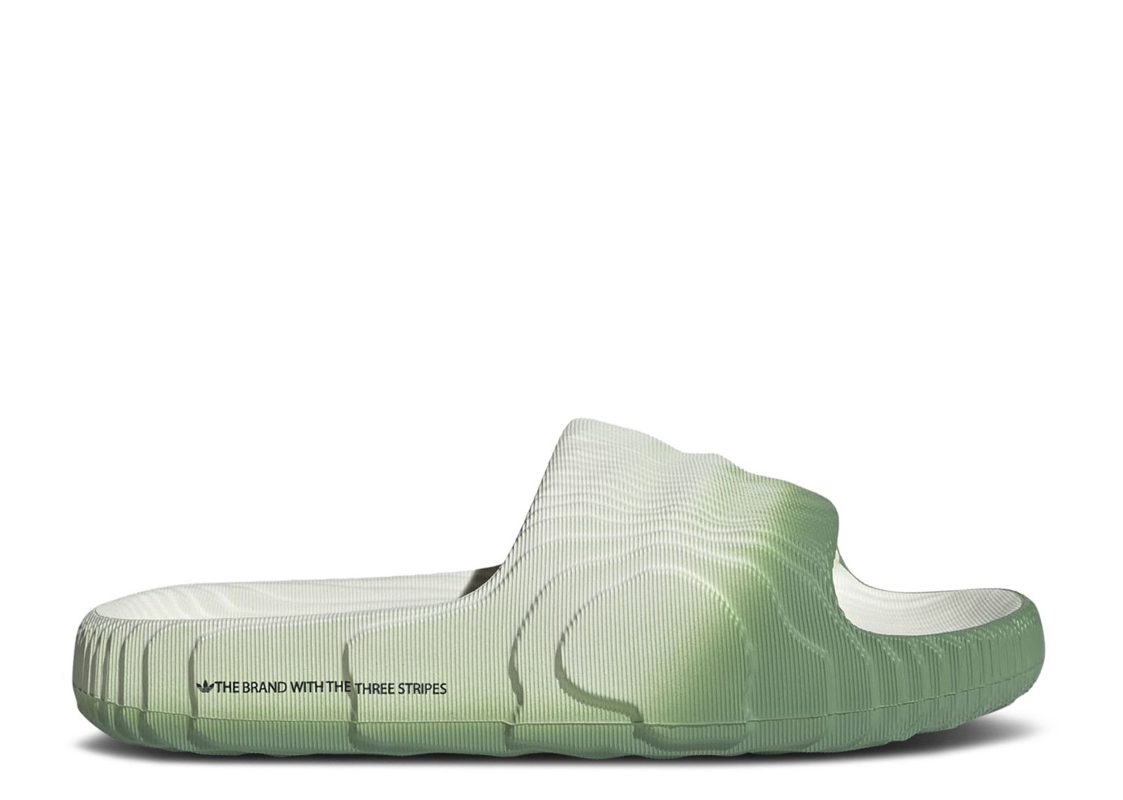Adilette 22 Slide 'Ivory Preloved Green' - Adidas - IF3674 - ivory ...