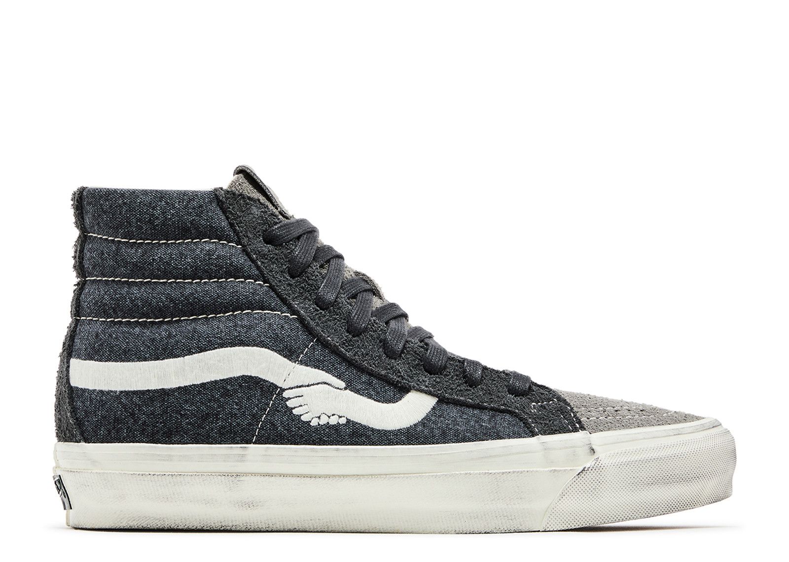 Notre X Sk8 Hi Reissue 'Raven' - Vans - VN000CR0RVN - raven | Flight Club
