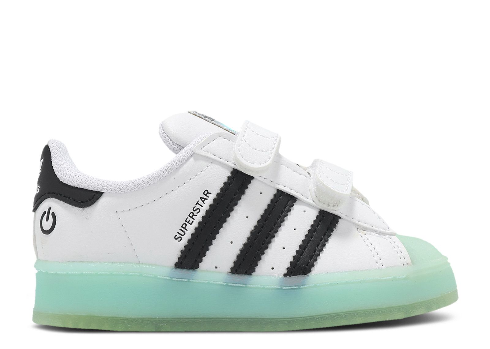 Superstar CF I 'LED Lights White Semi Flash Aqua' - Adidas - IG7005 ...