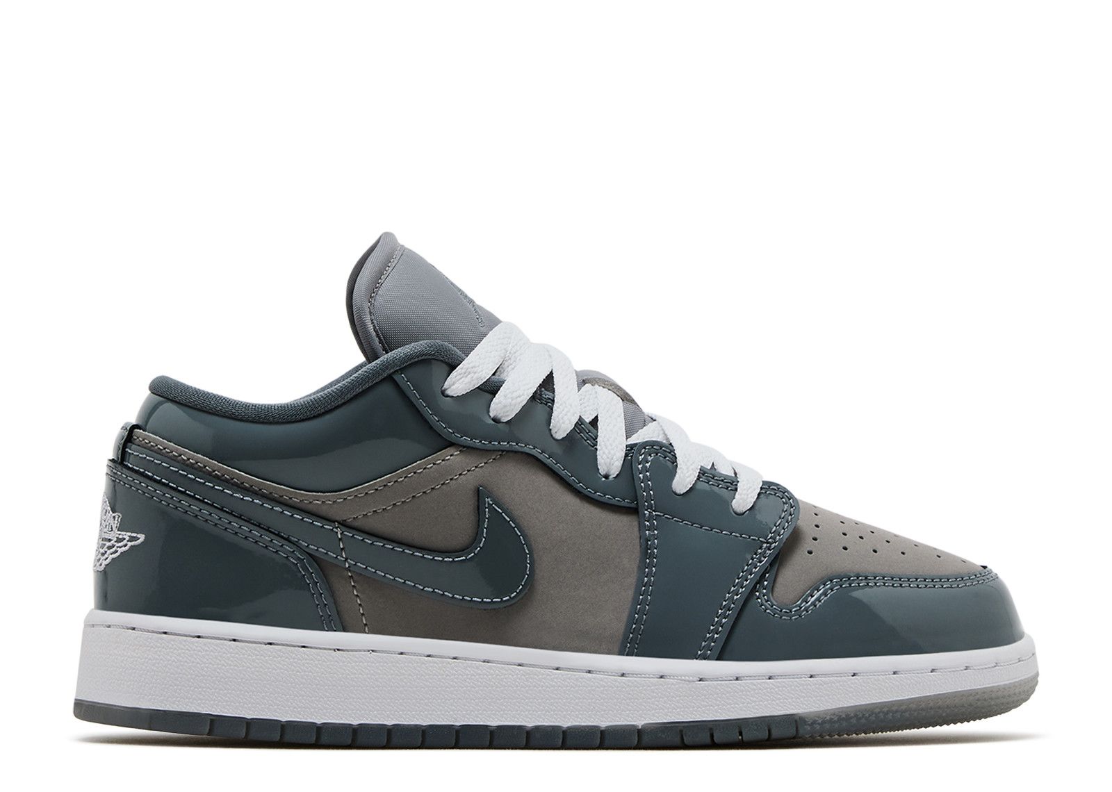 Jordan 1 Low GS 'Patent Cool Grey' - Air Jordan - HF3188 011 - medium ...