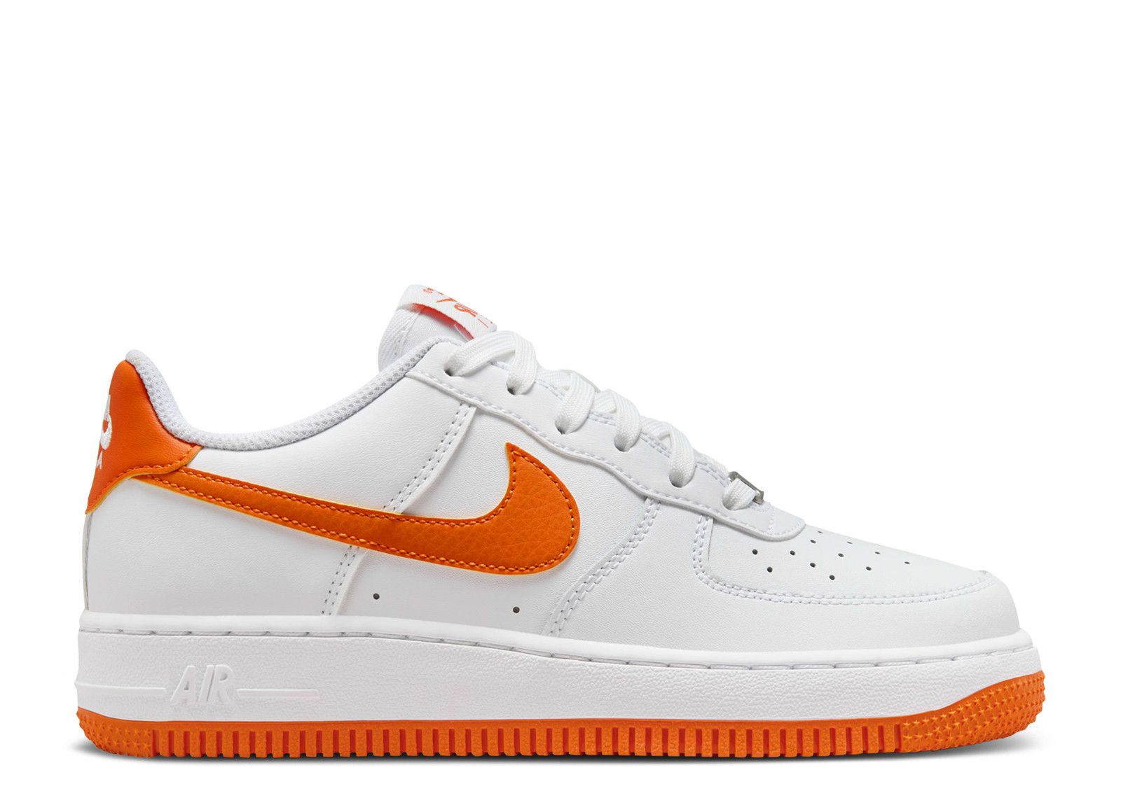 Air Force 1 GS 'White Safety Orange' - Nike - FV5948 113 - white/white ...